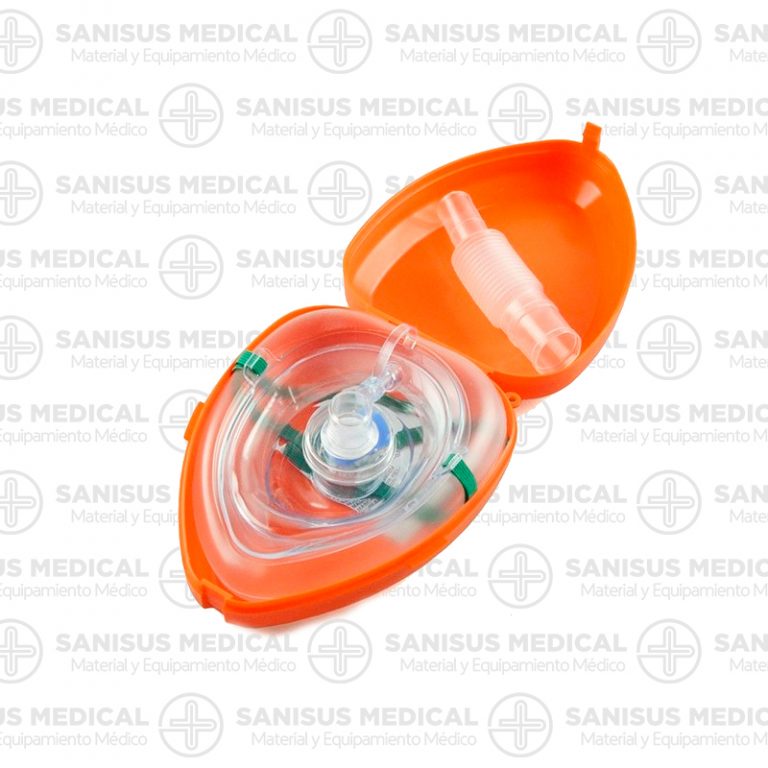 Máscarilla con estuche para reanimación RCP - Sanisus Medical