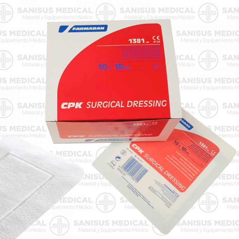 Apósito adhesivo estéril 10x10cm Caja 50 uds - Sanisus Medical