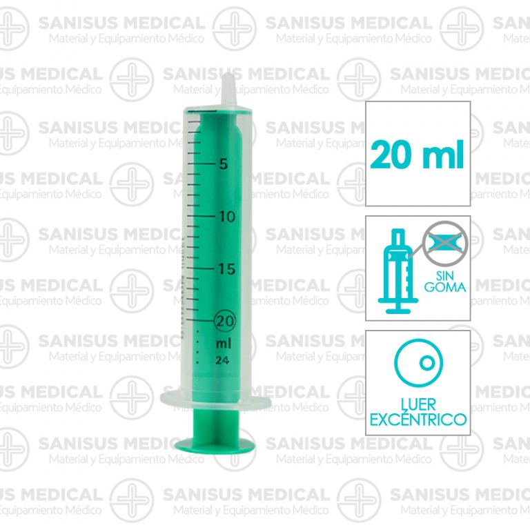Jeringa Injekt Braun 20ml de 2 Cuerpos Luer Excéntrico Caja 100 uds - Sanisus Medical