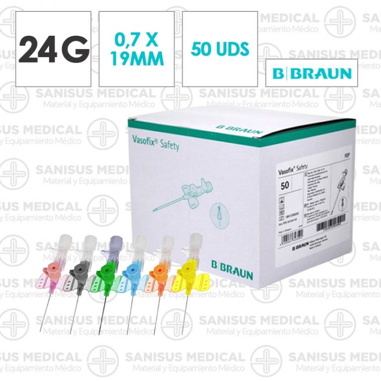 Catéter Braun Introcan Safety 22G 0,9x25mm Seguridad Caja 50 uds - Sanisus Medical