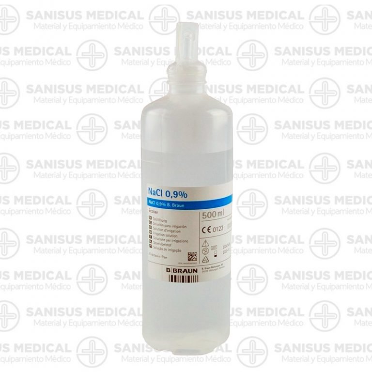 Suero fisiológico Braun NaCl 0,9 % para irrigación 500ml
