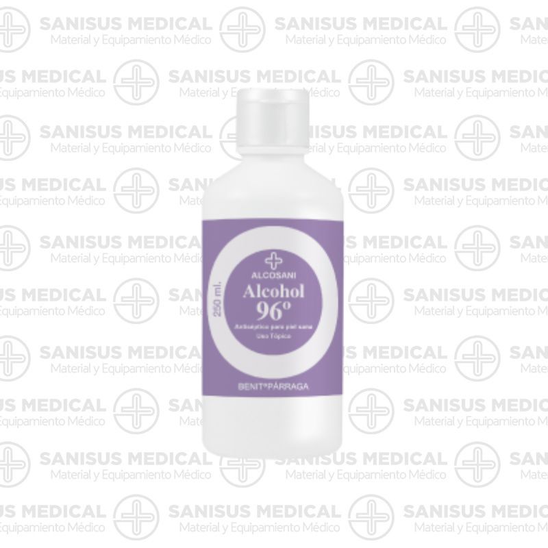 Alcohol sanitario 96º 250 ml - Sanisus Medical