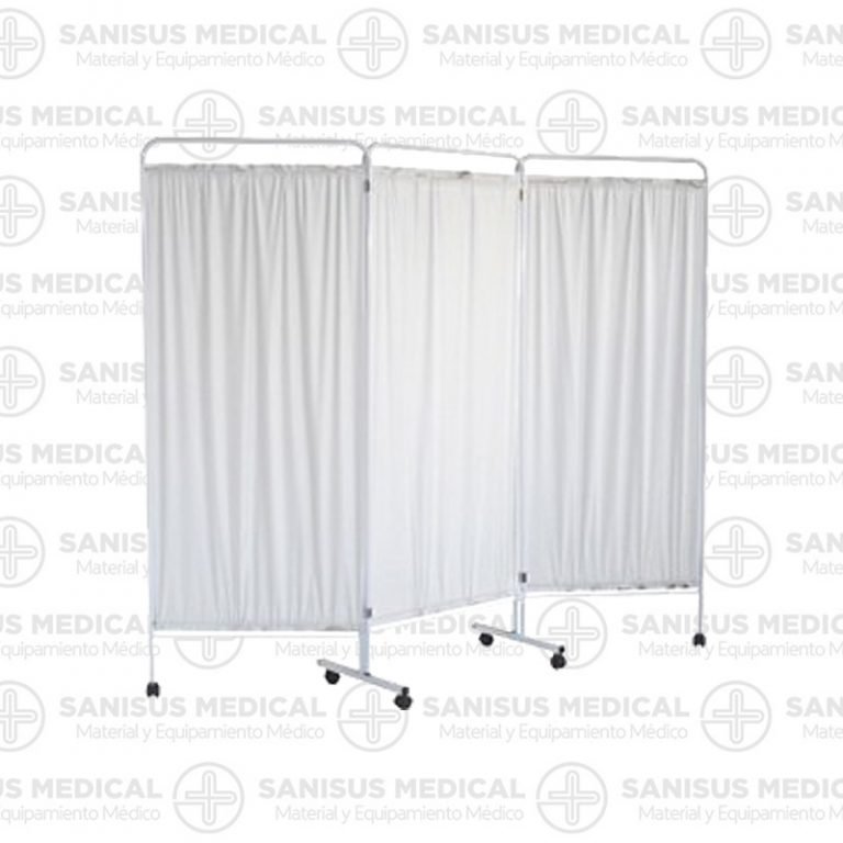 Biombo 3 Cuerpos Blanco - Sanisus Medical