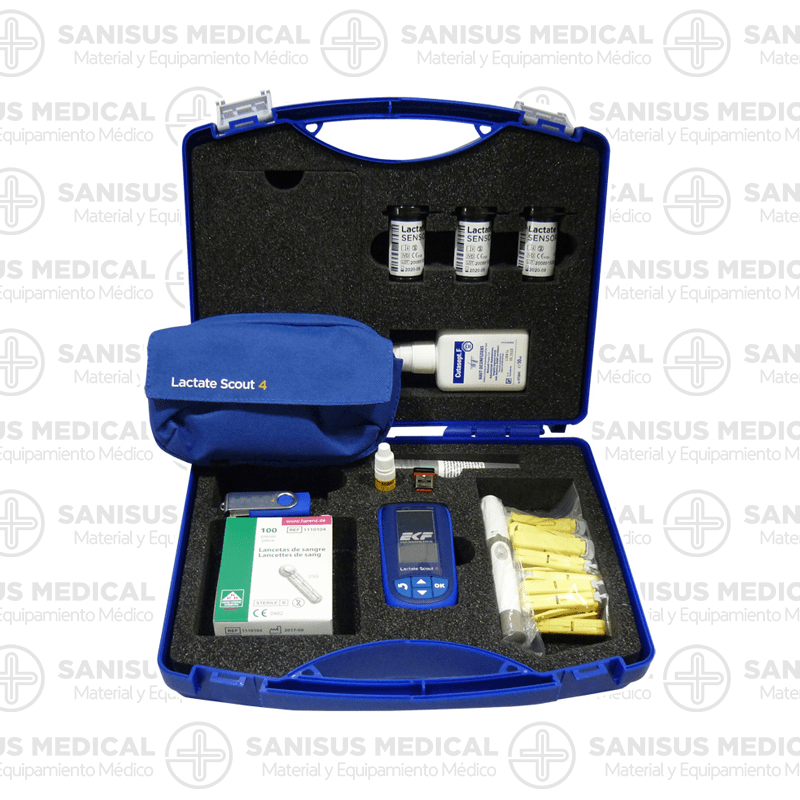 Kit maletín de campo Lactate Scout 4 para Medir Lactato en sangre ...