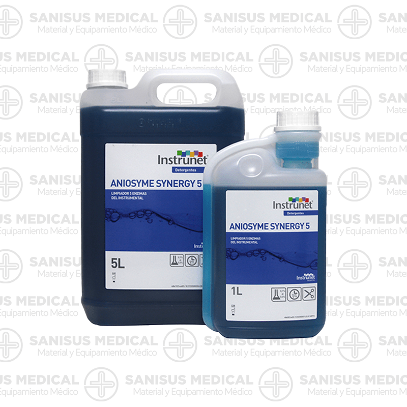 ANIOSYME SYNERGY 5 detergente líquido de 5 enzimas - Sanisus Medical