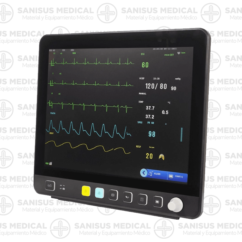 Monitor Paciente 15" con impresora y pantalla táctil - E15 - Sanisus ...